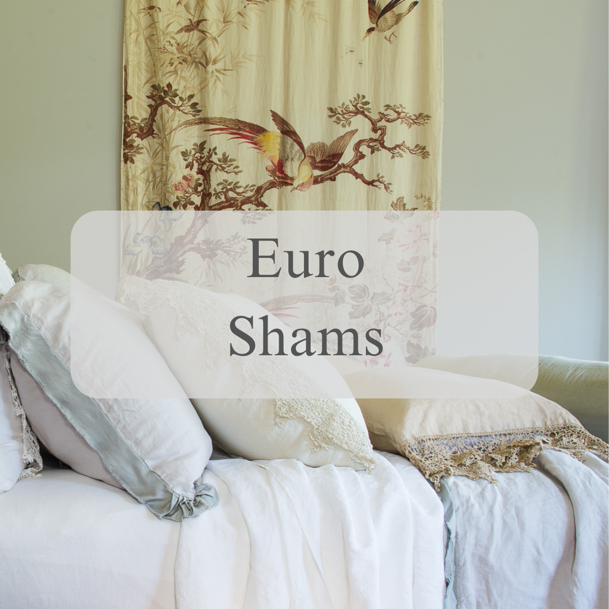 Last Stitch Euro Shams 🧵